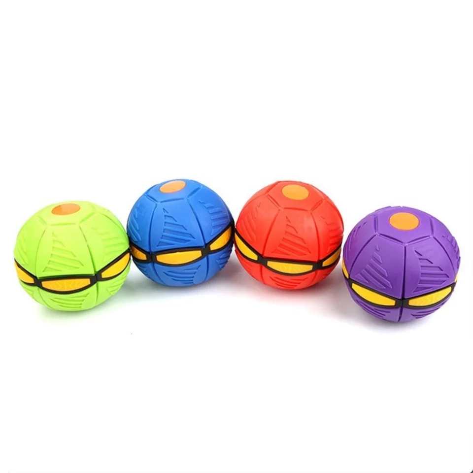 Flat Ball Disc Flying Disc Balls Toy Flat Throw Disc Ball Foot Ball ...
