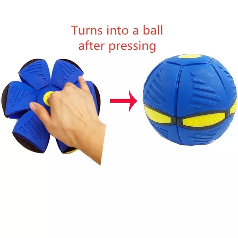 Flat Ball Disc Flying Disc Balls Toy Flat Throw Disc Ball Foot Ball ...